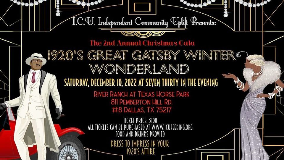 1920s Gatsby Winter Wonderland Gala, River Ranch-Texas Horse Park ...