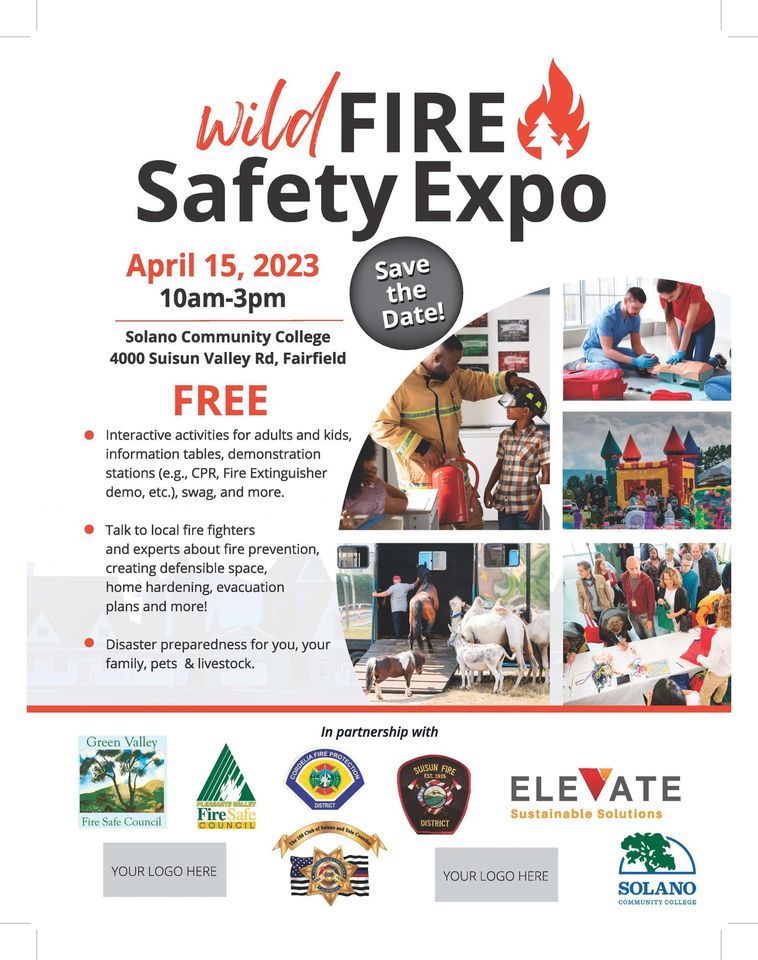 WildFire Safety Expo, Solano Community College, Fairfield, 15 April 2023