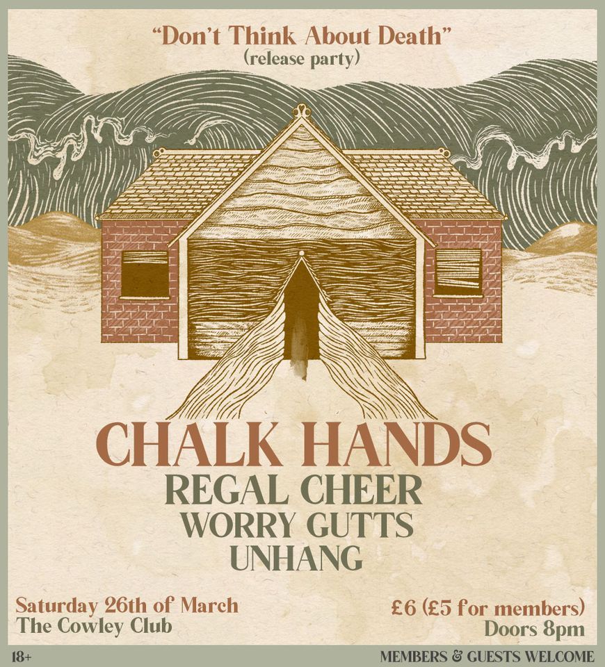 Chalk Hands (RELEASE PARTY) • Regal Cheer • Worry Gutts • Unhang ...