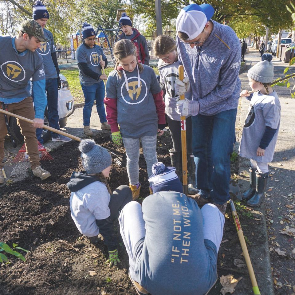 Elementary School Tree Planting, San Jacinto Elementary School, Dallas ...