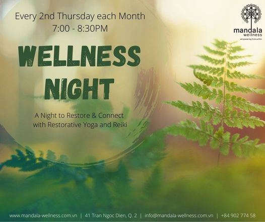 Wellness Night, Mandala Wellness, Ho Chi Minh City, 8 July 2021