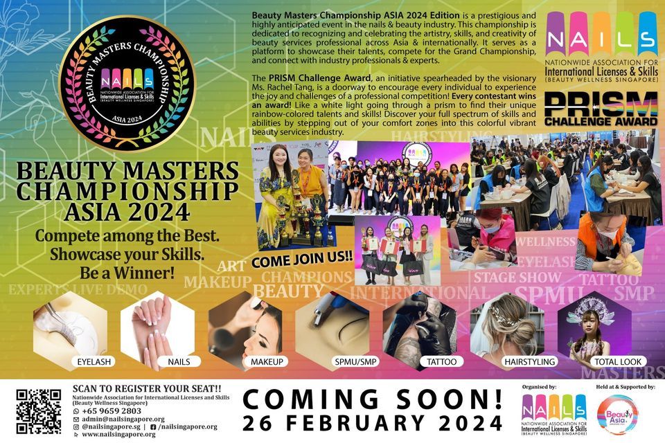 Beauty Masters Championship ASIA 2024, Marina Bay Sands, Singapore, 26 ...