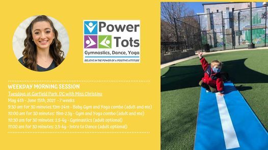 Power Tots at Garfield Park on Tuesdays!, Garfield park, Washington, 18 ...