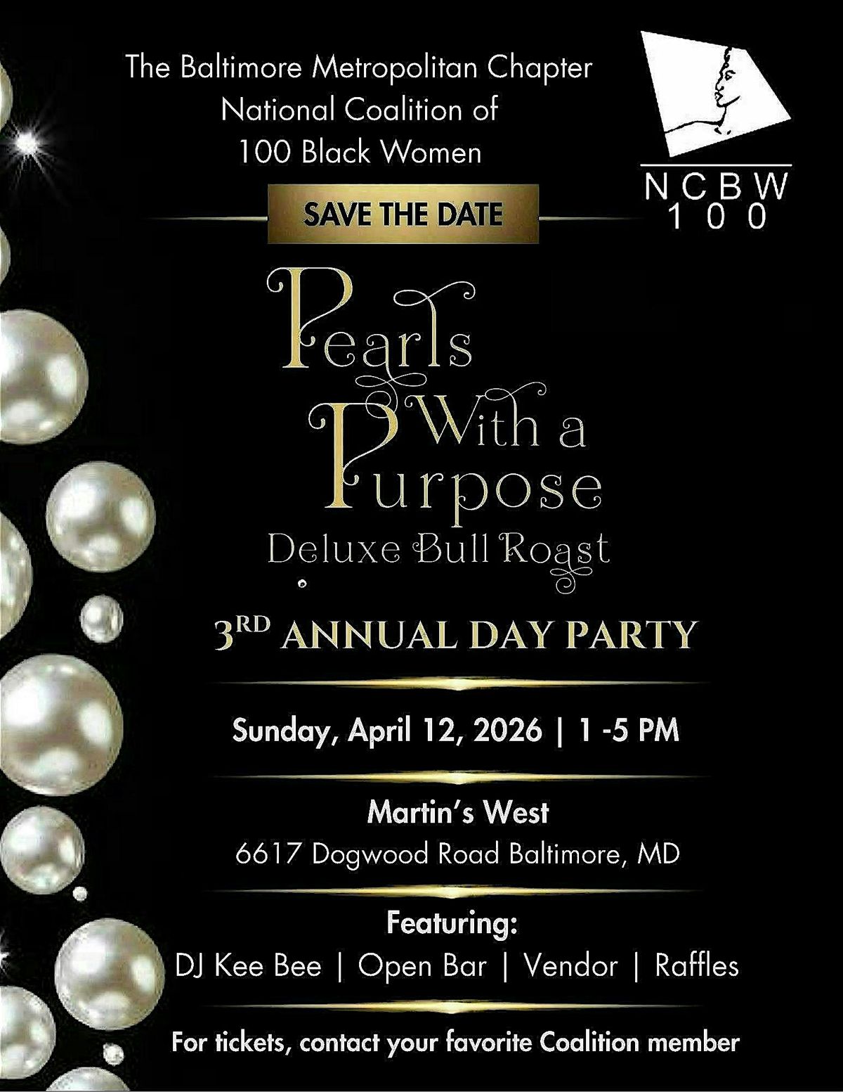 3rd Annual Pearls with a Purpose Deluxe Bull Roast Day Party, Martin's ...