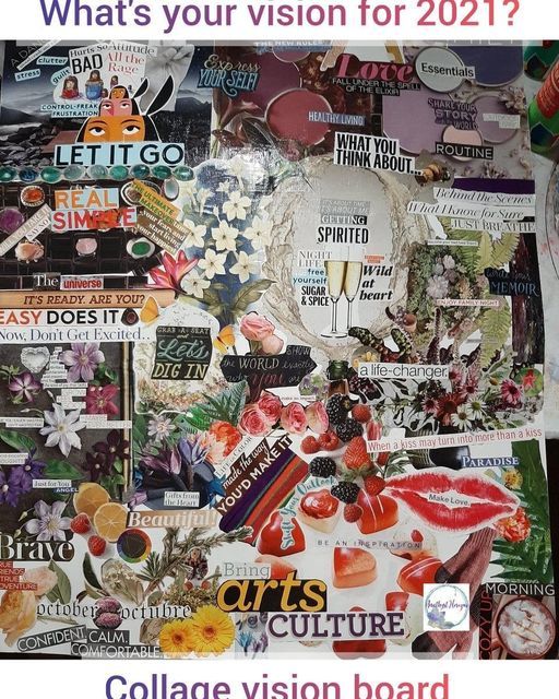 2021 Vision Board-Guided Collage (Virtual Event), Albuquerque, New ...