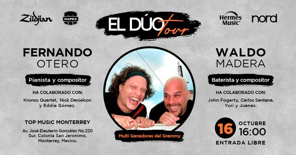 Fernando Otero y Waldo Madera EN VIVO, Top Music México (Monterrey, Nuevo León, Mexico), 16 ...