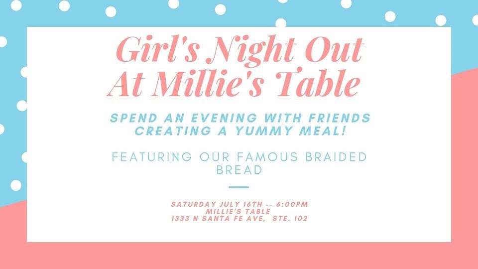 Girls Night Out!, Millie's Table catering and more, Edmond, 16 July 2022