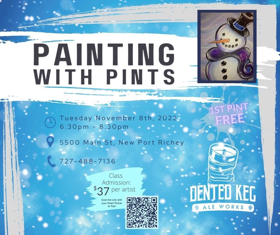 Painting with Pints, Dented Keg Ale Works, Port Richey, 6 December 2022