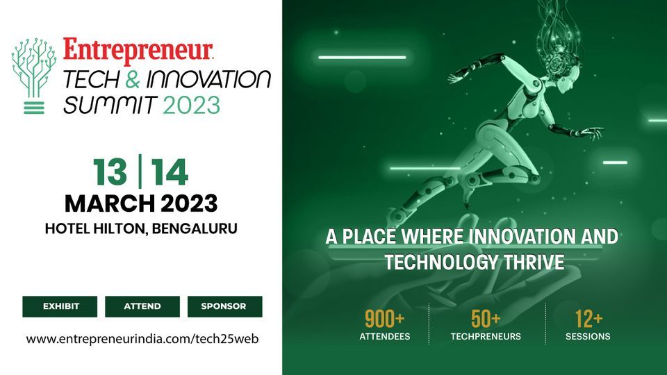 Tech and Innovation Summit 2023, Hilton Bangalore Embassy GolfLinks ...