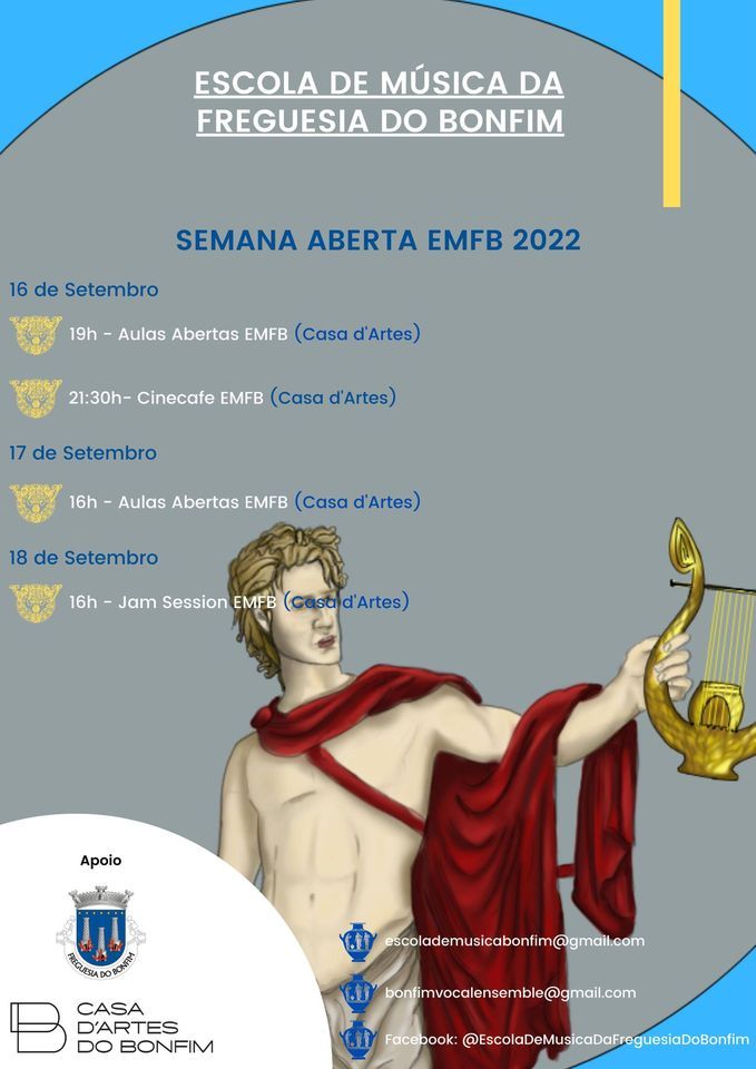 Semana Aberta EMFB 2022, Escola De Música Da Freguesia Do Bonfim, Porto ...