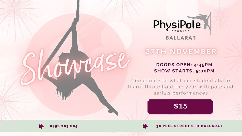 Showcase, PhysiPole Studios Ballarat, 27 November 2022