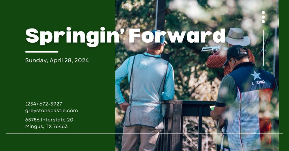 Springin Forward NSCA Shoot, Greystone Castle Sporting Clays, Mingus, 28 April 2024
