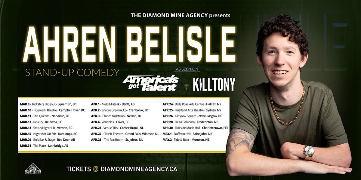 Ahren Belisle (K*ll Tony / AGT) Live In Red Deer AB, Bo's Bar & Stage ...