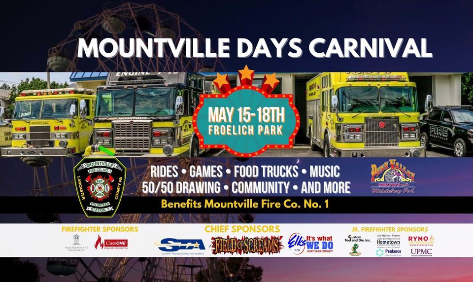 Annual Mountville Days Carnival 2024, Froelich Park, Mountville, 15 May ...