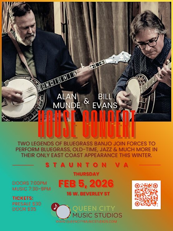 QCMS Presents: Bill Evans & Alan Munde House Concert, Queen City Music ...