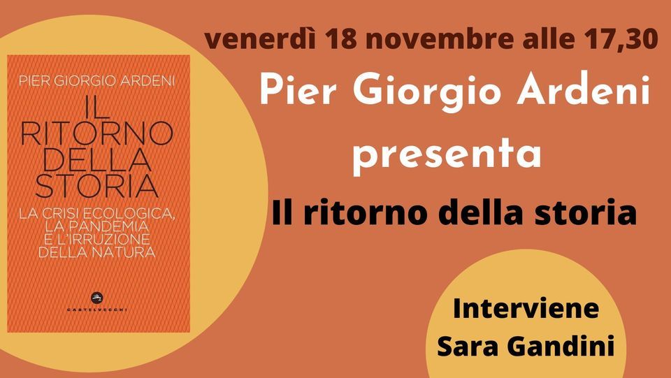 Pier Giorgio Ardeni presenta "Il ritorno della storia", Libreria Ubik ...