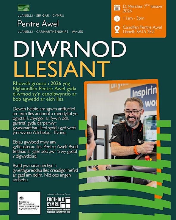 Canolfan Pentre Awel Wellness Event, Pentre Awel, Llanelli, 7 January 2026