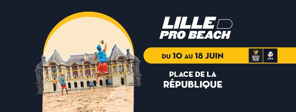 Lille Pro Beach , Place de la République, 59800 Lille, France, 10 June 2023