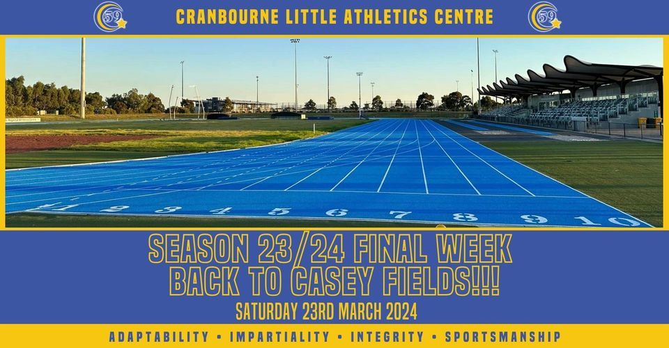23/24 Final Week | Saturday 23rd March | BACK TO CASEY FIELDS ...