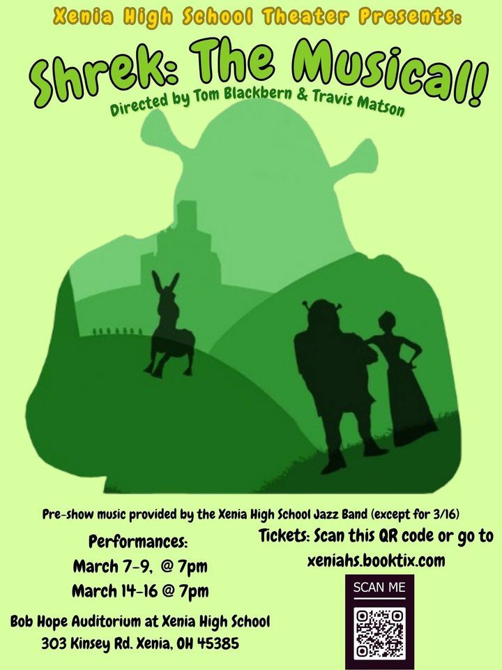 Shrek: The Musical!, 303 Kinsey Rd, Xenia, OH, United States, Ohio, 7 ...