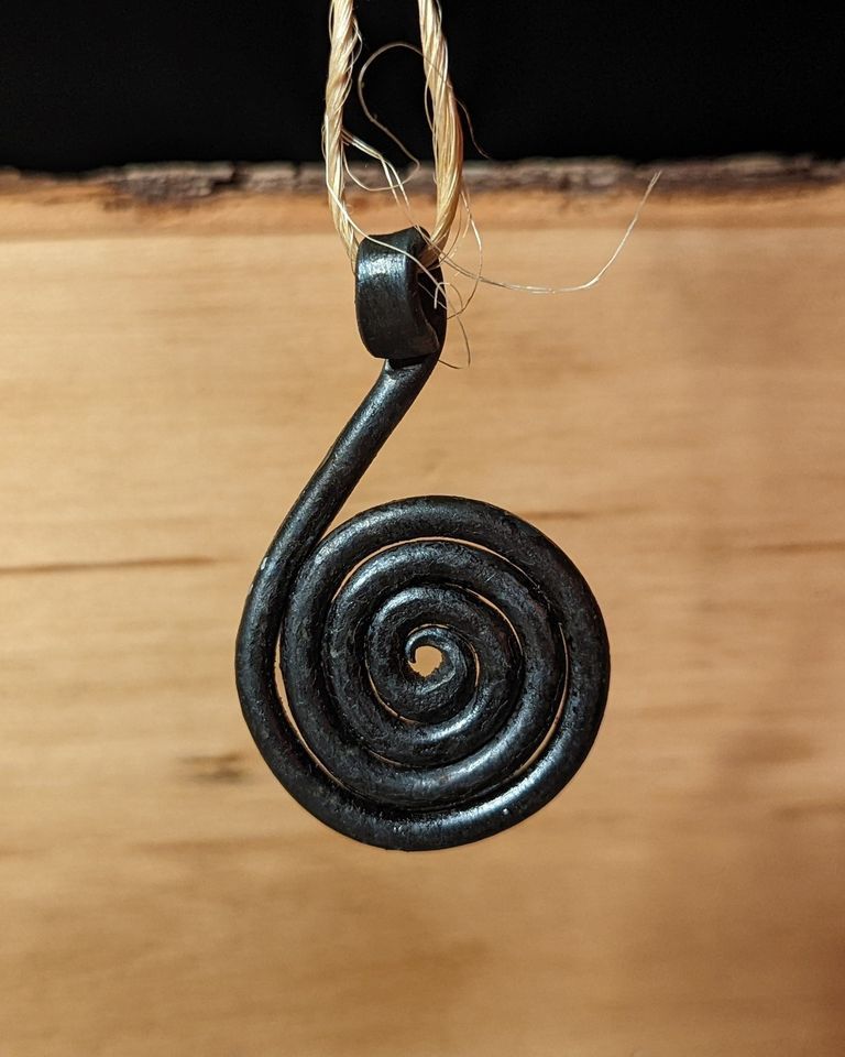 Blacksmithing Basics with Bryan - Spiral, Creative Spark Studio, Maryville, 29 April 2023