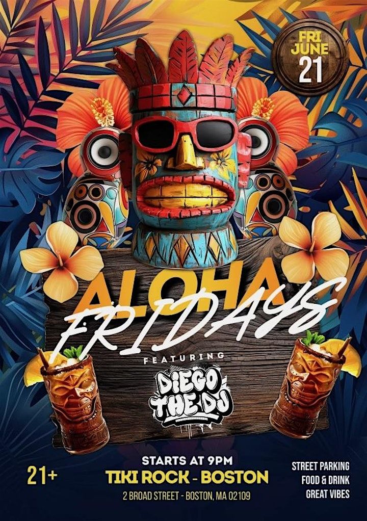 Diego The DJ At Tiki Rock, Tiki Rock, Boston, 21 June to 22 June