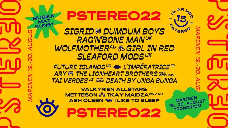 Pstereo 2022, Marinen, Trondheim, 19 August to 20 August