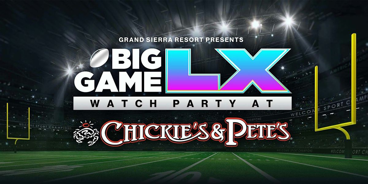 Big Game 60 Watch Party at Chickies & Petes, Chickie's & Pete's in ...