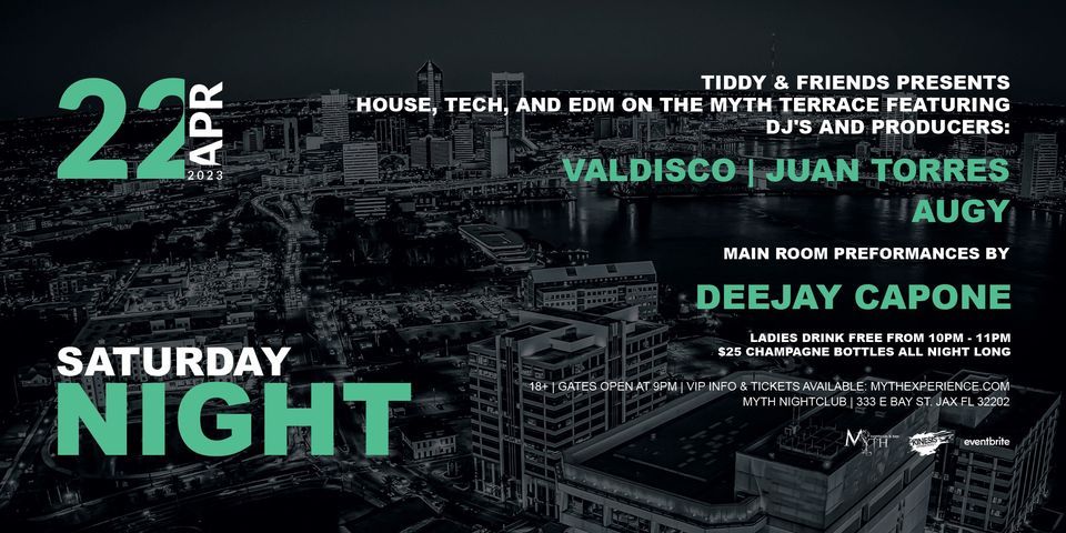 Saturday Night at Myth Nightclub | 4.22.23, Myth Nightclub & Element ...