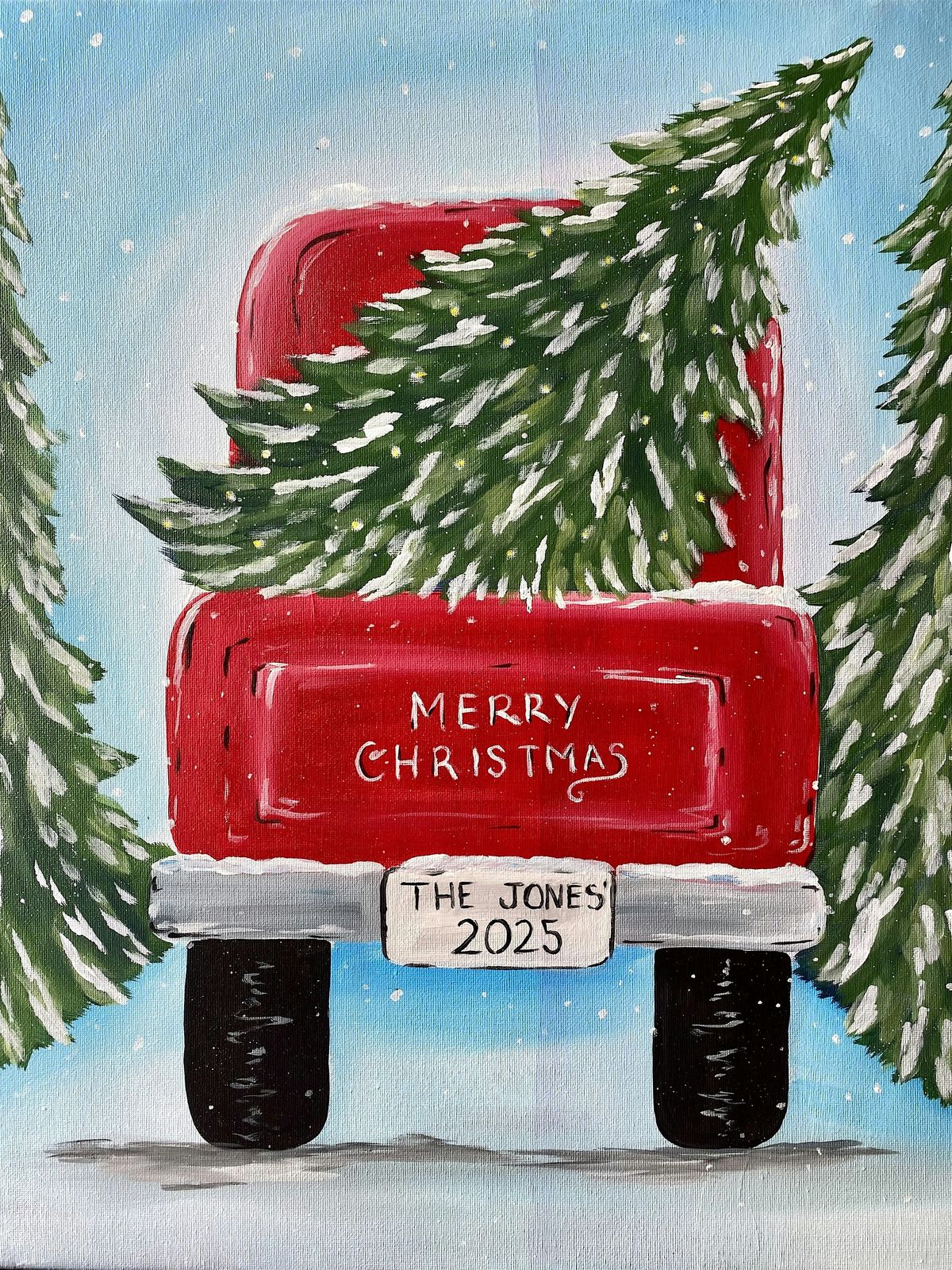 Dashing through the snow Paint and Sip in Old Towne Orange!, Chapman ...