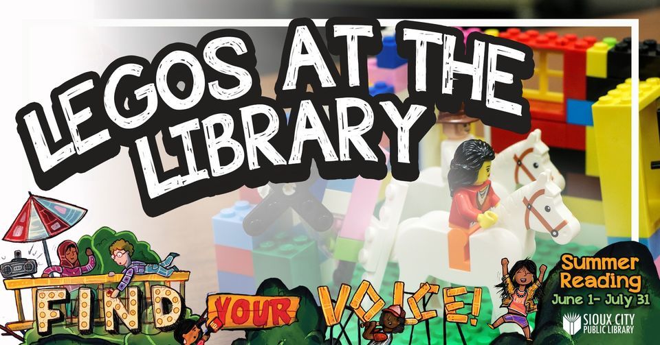 LEGOS at the Library!, Sioux City Public Library (Downtown), 15 June 2023