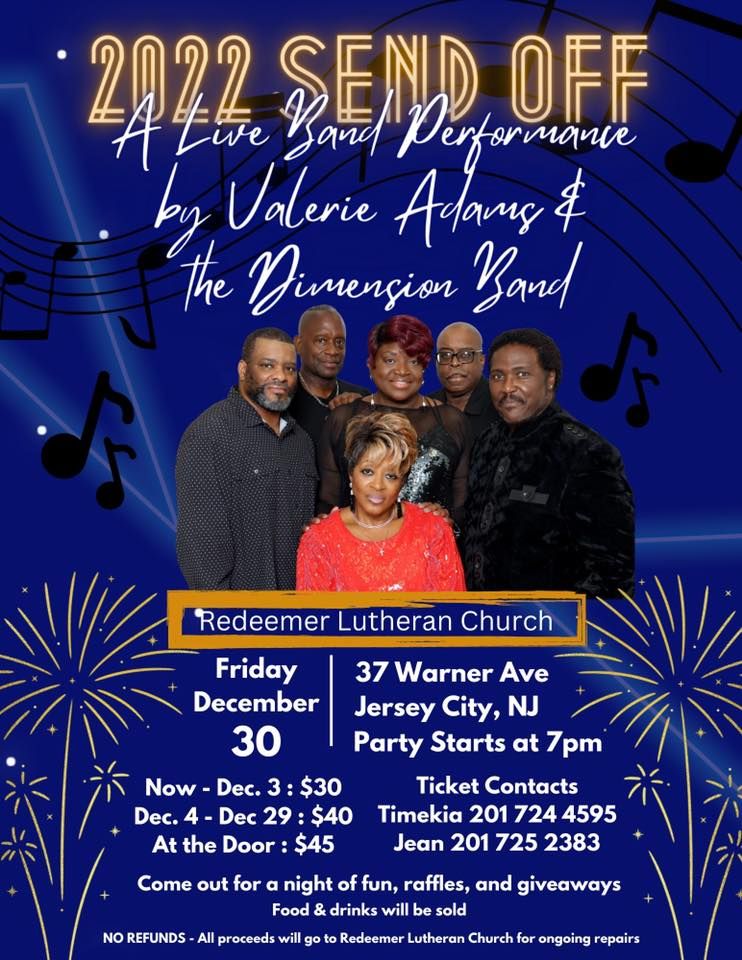 2022 Send Off - A Live Performance by Valerie Adams and the Dimension ...