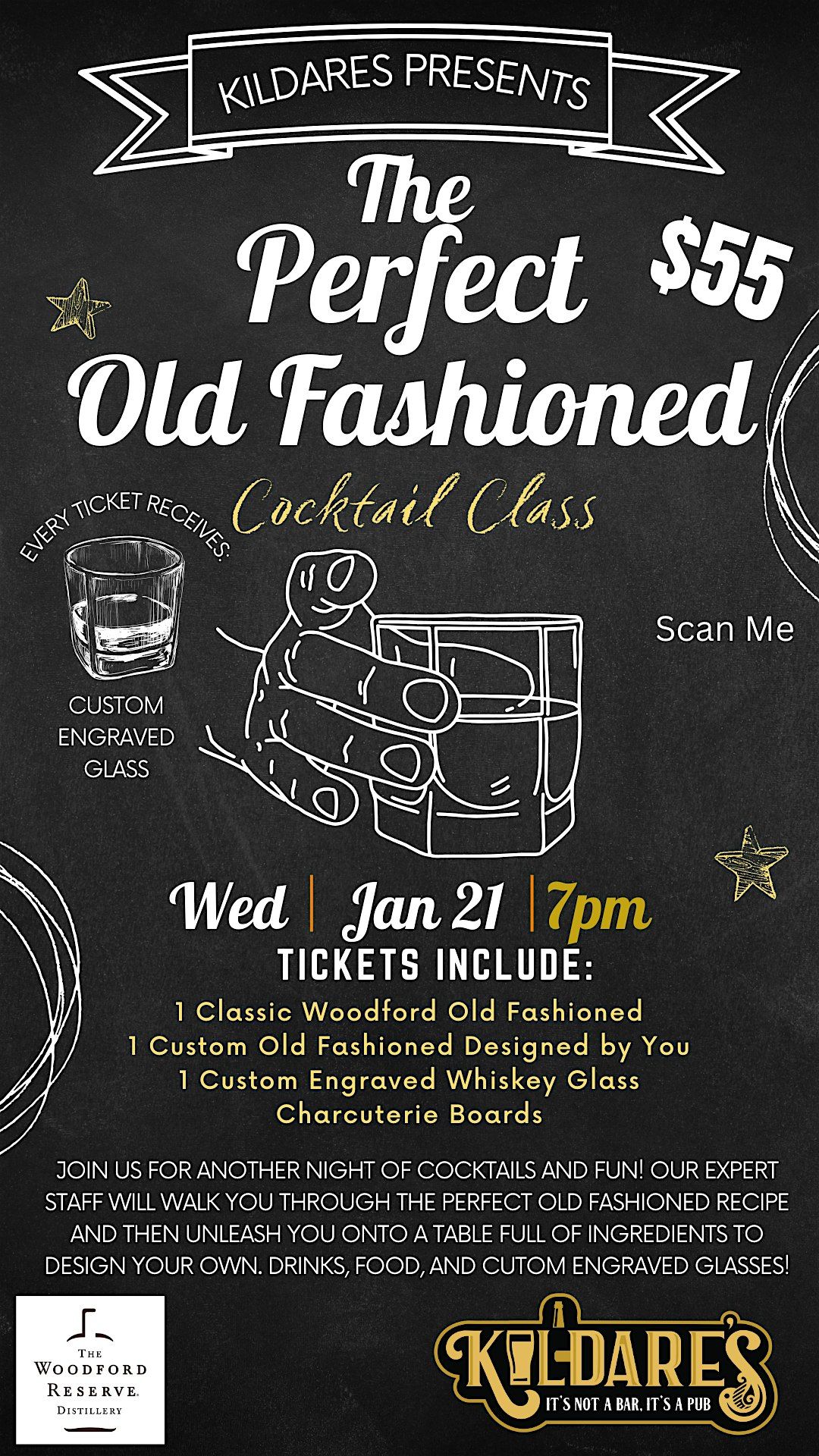 Kildares Presents: The Perfect Old Fashioned. Interactive Cocktail ...