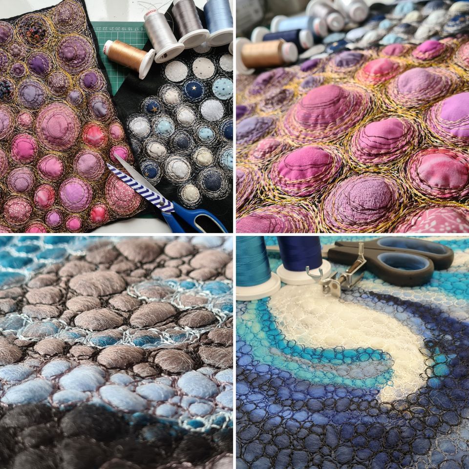 Freemotion Embroidery - Experiements with Texture, LilyBoo, Par, 6 April 2024