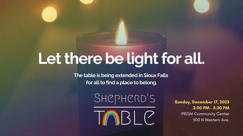 Shepherds Table Launch Event, 500 N Western Ave, Sioux Falls, SD 57104 ...