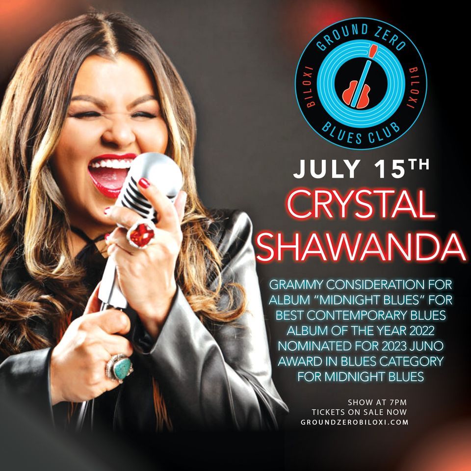 Crystal Shawanda, Ground Zero Blues Club Biloxi, 15 July 2023