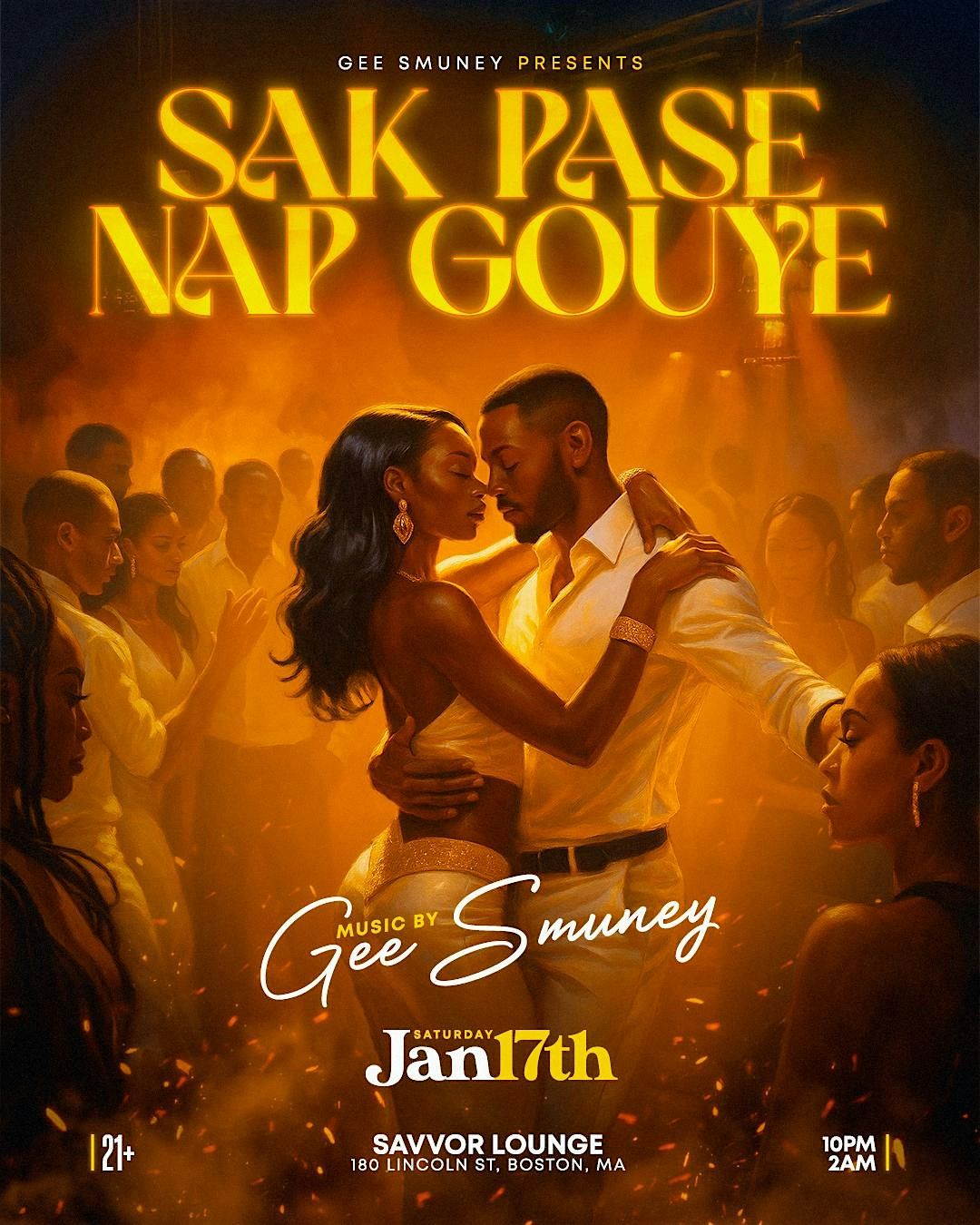 Sak Pase, Nap Gouye, Savvor Restaurant and Lounge, Boston, 17 January ...