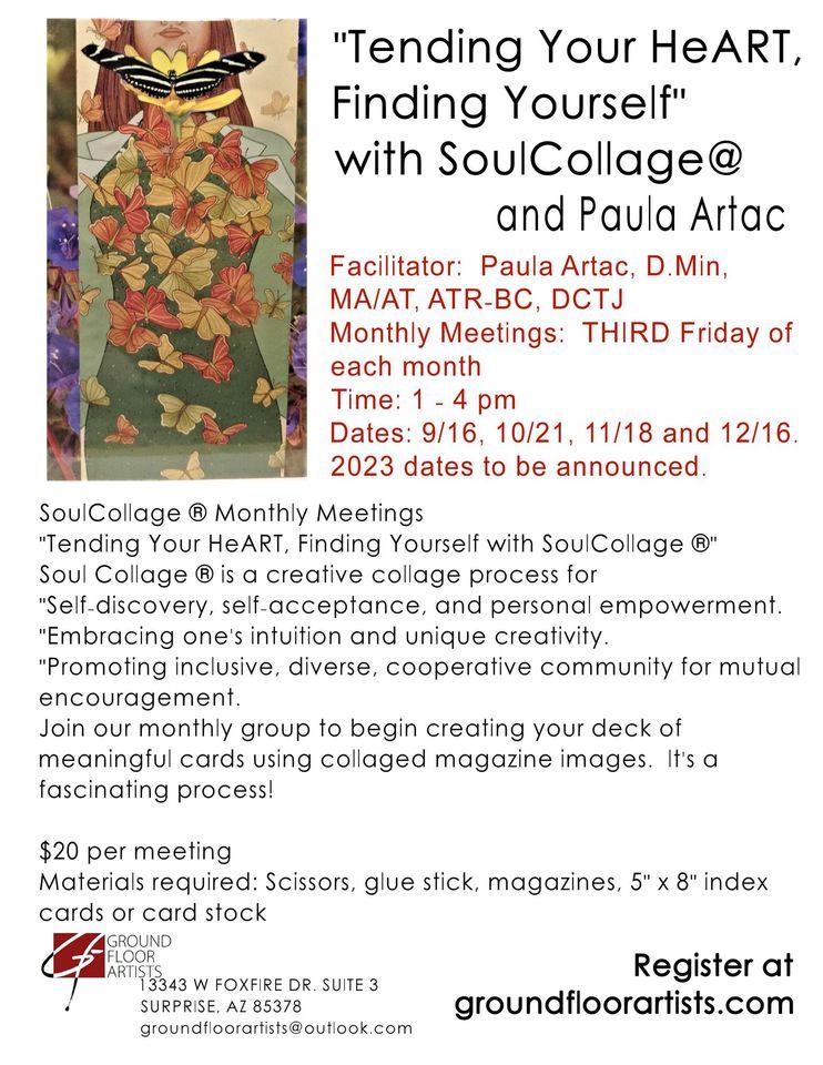 "Tending Your HeART, Finding Yourself" with SoulCollage@PaulaArtac ...