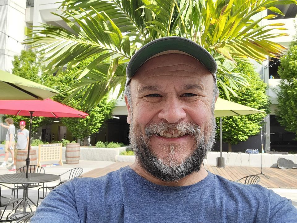 Bob Moon at Harpoon Beer Garden, Mercantile Center, Worcester, 11 June 2022