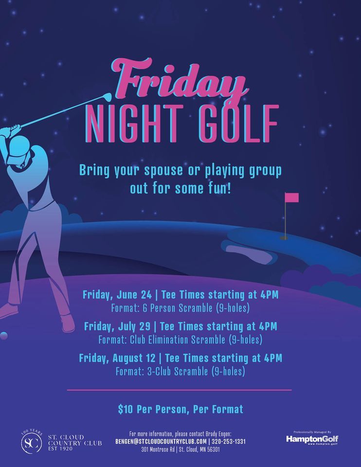Friday Night Golf (Members Only), St Cloud Country Club, Saint Cloud ...