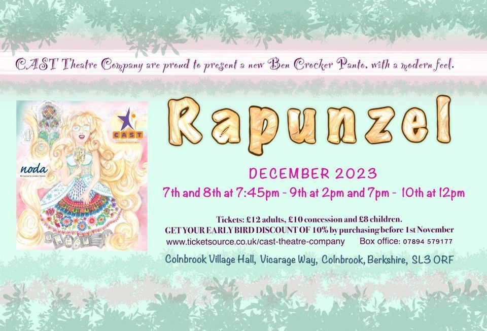 Rapunzel - The Colnbrook Panto, Colnbrook Village Hall, Slough, 7 ...
