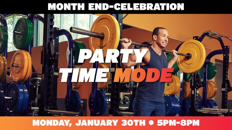 MONTH END PARTY!, Crunch Fitness (Topeka), 30 January 2023