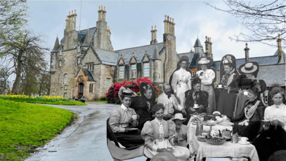 Edwardian afternoon and picnic at Lauriston Castle, Lauriston Castle ...