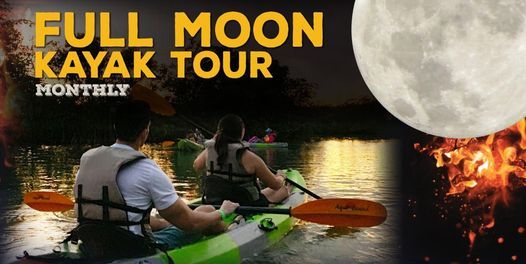 Full Moon Kayak Tour, Park & Ocean, Fort Lauderdale, 24 April 2021