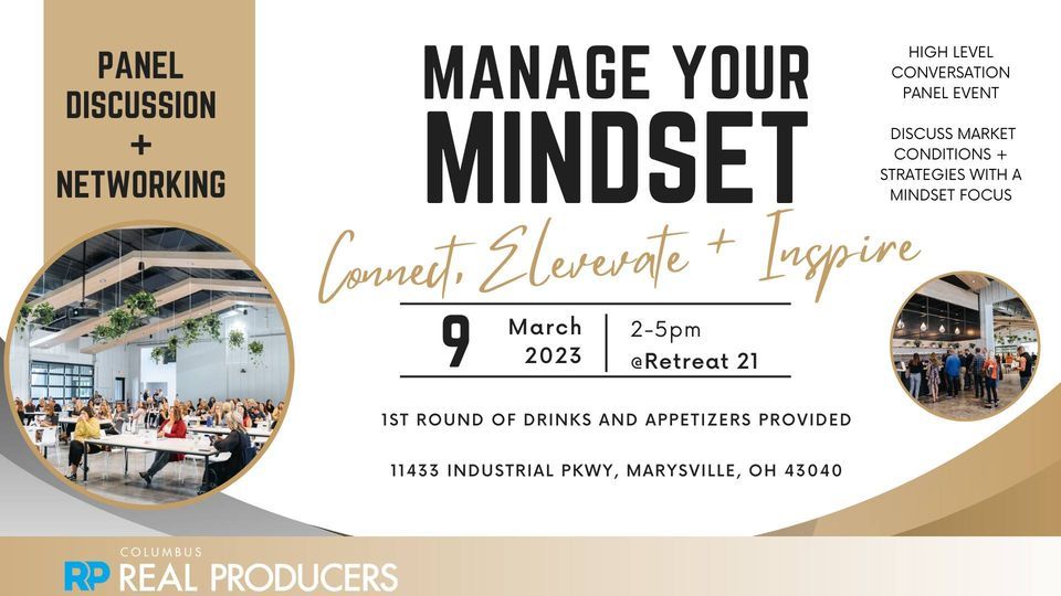 Manage Your Mindset - An RP Connect, Elevate & Inspire Event, Retreat ...
