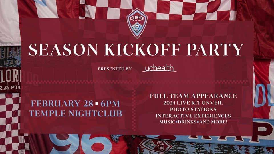 2024 Season Kickoff Party presented by UCHealth, Temple Nightclub ...