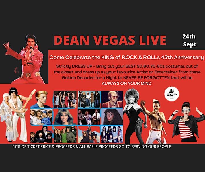 DEAN VEGAS LIVE - ELVIS 45TH ANNIVERSARY CELEBRATION, SOPO, Southport ...