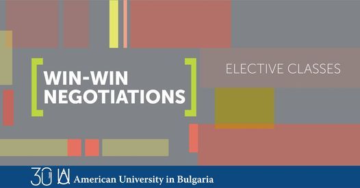Win-Win Negotiations Elective course with Stephen McGuire, Ph.D., Elieff Center for Education ...