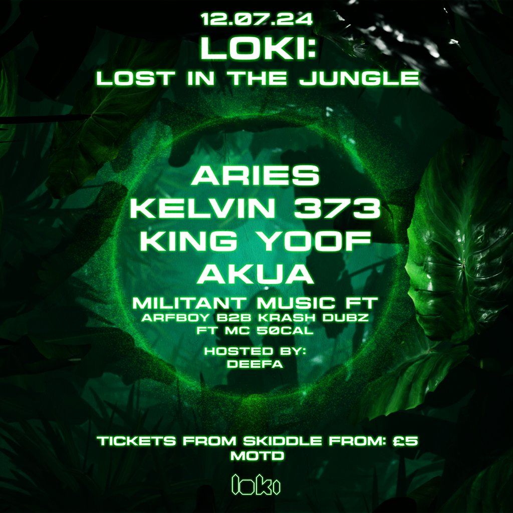 Loki: Lost In The Jungle, Loki Brixton, London, 12 July to 13 July
