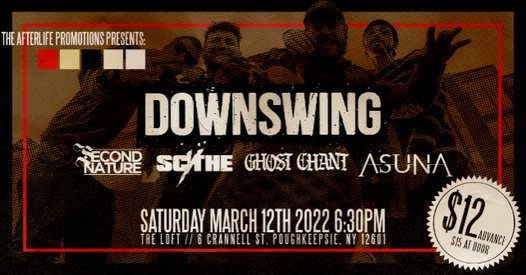 Downswing, Ghost Chant, Second Nature, Asuna, Scythe, The Loft at The ...